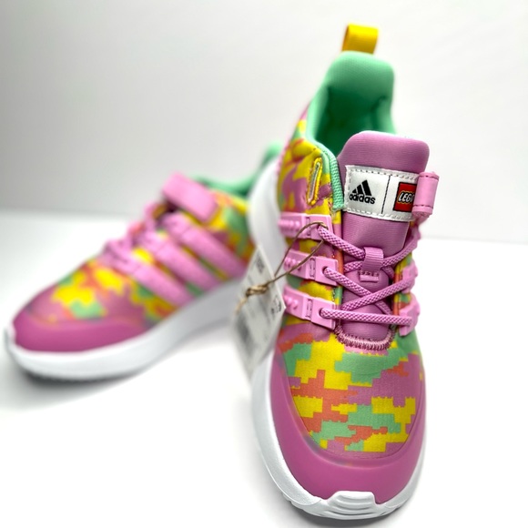 adidas | Shoes | Adidas X Lego Tr 2 Elastic Lace And Top Strap Girls ...